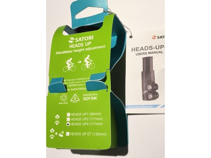 SATORI Heads UP4 Ahead Handlebar Stem Riser | £24.95 | Control | Stems ...